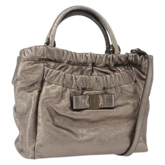 Ferragamo Pre-owned Hand Bag - - Pre-owned - Damen - Grau - ONE SIZE