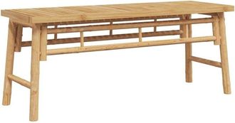 vidaXL Bank Braun 110 x 38 x 45 cm Bambus vidaXL