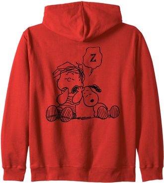 Peanuts Erdnüsse - Linus Snoopy Snooze Kapuzenjacke - Unisex - Erwachsene - Blau - S