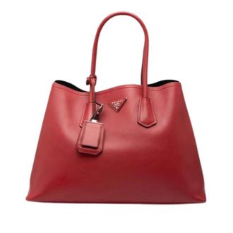Prada Sacoche Saffiano Pre-owned - Femme - Pre-owned - Rouge - Taille: ONE Size