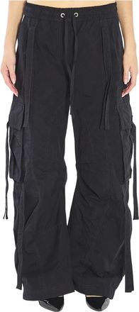 Dolce & Gabbana Femme, Pantalons, Noir, Taille: 38 FR Wide Pantalons