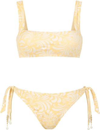 Twinset Femme, Maillots de bain, Jaune, Taille: 42 FR Ensemble Bikini Deux Pi&egrave;ces