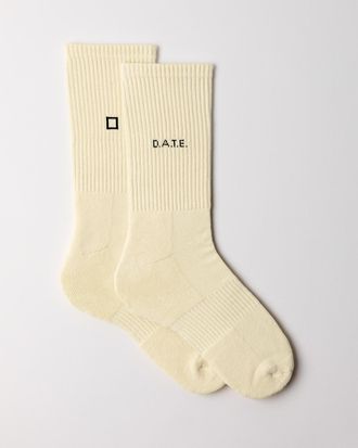 D.A.T.E. socks basic ivory