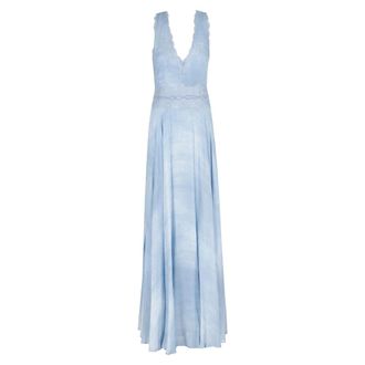 Ermanno Scervino Femme, Robes, Bleu, Taille: 36 FR Abito Lungo Senza Manica