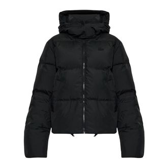 Lacoste Daunenjacke mit abnehmbarer Kapuze - - Jackets - Damen - Schwarzk - XL