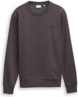 Tom Tailor Sweatshirt Strick & Sweatshirts Sweatshirt mit Rundhalsausschnitt