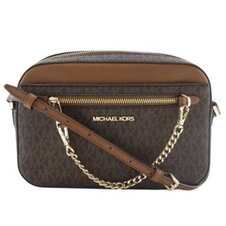 Michael Kors Sac &agrave; bandouli&egrave;re en plastique doccasion - Femme - Pre-owned - Brun - Taille: ONE Size