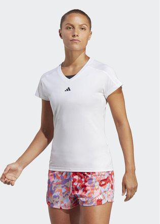 adidas Technisches T-Shirt Train Essentials HR7878 Weiß Slim Fit