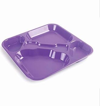 Lacor Lacor - 66961 - Selbstbedienungsschalen aus Polycarbonat von hochwertigsten Spezialallergenen, Kompatibel mit Deckel 66962, Ma&szlig;e 33x33x4 cm, Lila