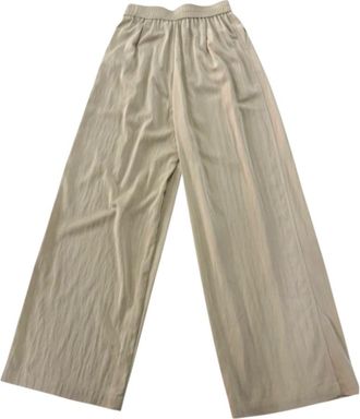 Silvian Heach Femme, Pantalons, Beige, Taille: 36 FR Daelen Wide Pantalons