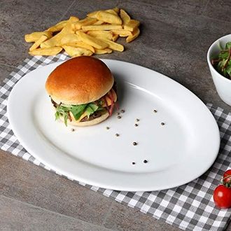 Holst Porzellan Porzellan Platte oval 35 x 25 cm Vital Level