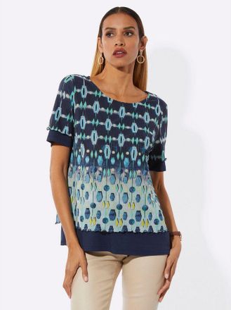 Cr&eacute;ation L T-Shirt Mesh-Shirt Kurzarm