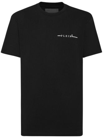 Philipp Plein t-shirt à logo imprimé - Noir