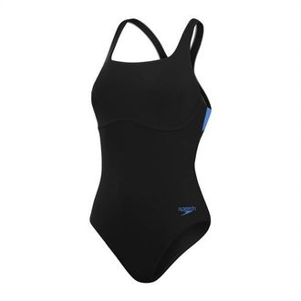 Speedo Damen Schwimmanzug SUPPORT BANDED 1PCE AF BLACK/BLUE