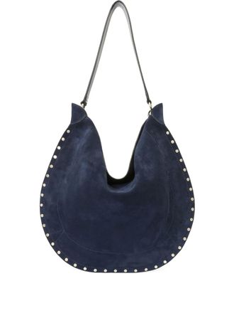 Isabel Marant sac port&eacute; &eacute;paule Oskan clout&eacute; - Bleu