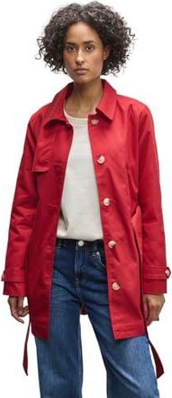 Street One A101213 Trench-Coat, Rouge Fort, 38 Femmes