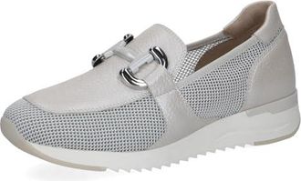 Caprice Femme Damen 9-24536-42 Mocassin, White Lt Gold, 42 EU