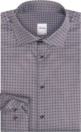Stenströms Gemustertes Hemd aus Twofold Super Cotton, Slimline in