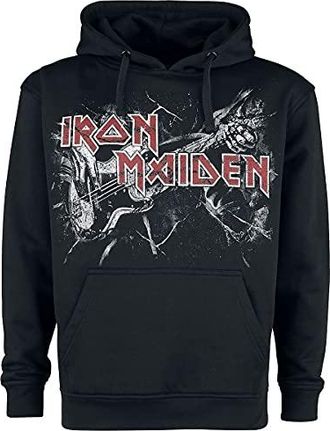 Iron Maiden Fear Live Flames Homme Sweat-Shirt à Capuche Noir XL