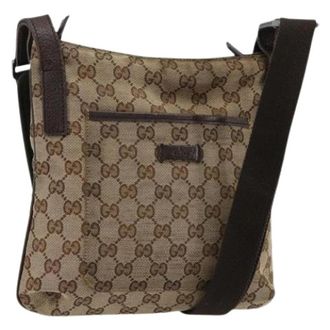 Gucci Pre-owned GG Canvas Umh&auml;ngetasche - - Pre-owned - Damen - Beige - ONE SIZE