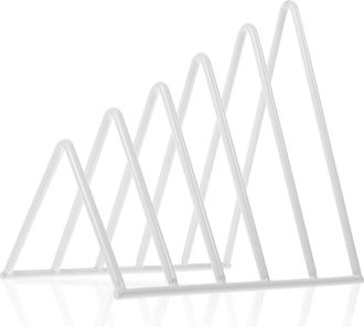 Cabilock Schwarzer Dreieckiger Aktenhalter Schreibtisch Organizer Magazin Schallplattenst&auml;nder mit Gro&szlig;er Kapazit&auml;t f&uuml;r B&uuml;ro und Zuhause Stabiler Buchhalter Sc