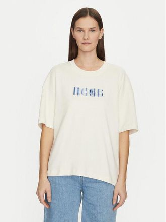 HUGO BOSS T-Shirt 50532093 Creme Relaxed Fit