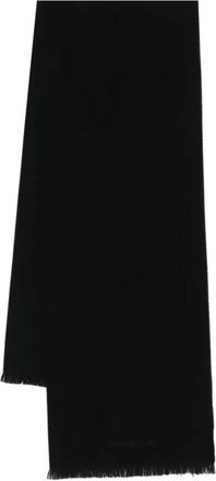 Corneliani Homme, Accessoires, Noir, Taille: ONE Size Écharpe en Laine de Luxe Fabriquée en Italie