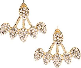 Generic 1 Paire de Cristal Boucles doreilles Avant Push-Back Boucles doreille Veste Parti Vintage Femmes Filles Bijoux &eacute;l&eacute;gant et populaireOp&eacute;ration Facile