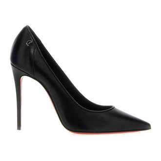 Christian Louboutin Femme, Chaussures, Noir, Taille: 37 1/2 EU Escarpins Sporty Kate 100 mm