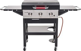 Char-Broil Gasgrill Plancha Griddle 3400 - Grillplatten-Gasgrill, Abfluss & Fettauffangschale, Elektronische Z&uuml;ndung, Deckel - Ideal f&uuml;r drau&szlig;en, Garten, Terrass