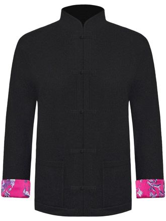Shanghai Tang cardigan en cachemire - Noir