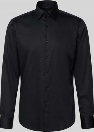 HUGO BOSS Regular Fit Businesshemd aus reiner Baumwolle Modell JOE