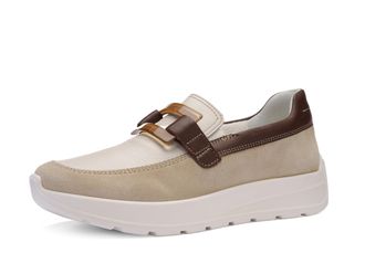 Ara Damen New York Slipper, Beach,Mocca,Cream, 41 EU Weit