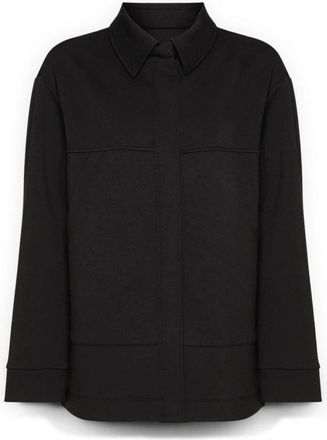 Elena Miro Femme, Vestes, Noir, Taille: 44 FR Scuba Jacket