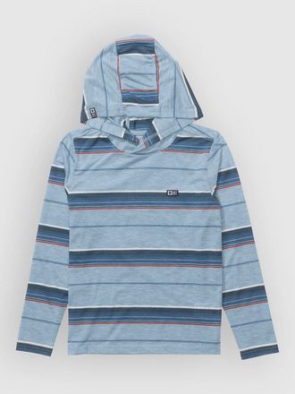 Salty Crew Seaway Uv Hoodie Kids Lycra &agrave; longues manches bleu