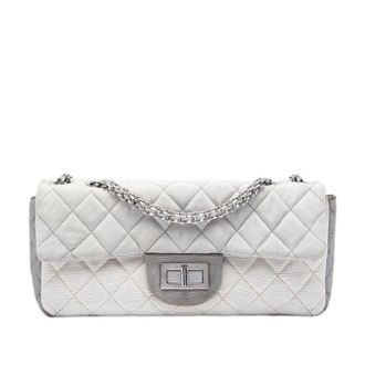 Chanel Pre-owned East West Flap - Femme - Pre-owned - Blanc - Taille: ONE Size