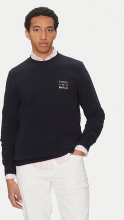Tommy Hilfiger Sweatshirt Stack MW0MW38673 Dunkelblau Regular Fit