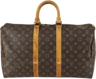 Louis Vuitton unisex, Pre-owned, Brun, Taille: ONE Size Sac Week-end Vintage en Toile Pre-owned