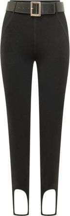 Self Portrait Femme, Pantalons, Noir, Taille: 38 FR Leggings Capri en maille