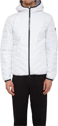 Emporio Armani Emporio Armani Ea7, Homme, Sport, Blanc, Taille: M Premium Shield Veste de duvet &agrave; capuche compressible