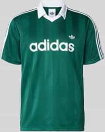 adidas Originals Trikot mit Umlegekragen und Label-Print