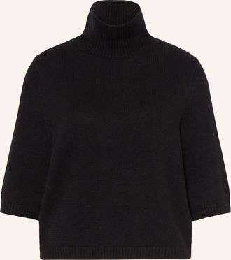 Oui Strickshirt schwarz