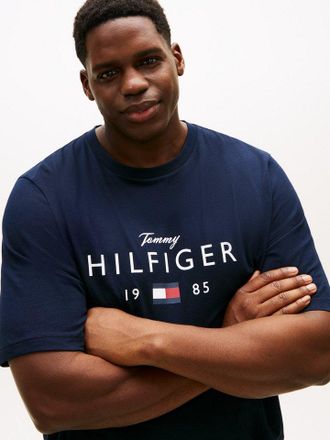 Tommy Hilfiger Big & Tall T-Shirt BT-BRAND LOVE BIG HILFIGER Rundhals, normale Passform, Gro&szlig;e Gr&ouml;&szlig;en