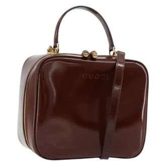 Gucci Pre-owned Vintage Hand Bag - - Pre-owned - Damen - Braun - ONE SIZE