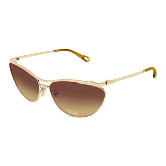 Chlo&eacute; Cat-Eye-Rahmen Sonnenbrille - - Accessories - Damen - Gelb - 62 MM