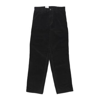 Carhartt Work in Progress Schwarze Samt-Arbeitshose mit Werkzeugtaschen - - Jeans - Herren - Schwarzk - W36