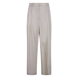 Frankie Shop Wide Pantalons - Femme - Pantalons - Beige - Taille: 36 FR