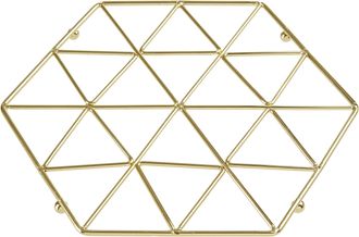 Premier Housewares Vertex - vergoldet, gold, 22 x 22 x 2 cm