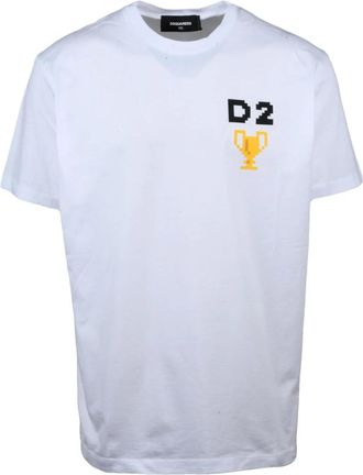 Dsquared2 Herren, Oberteile, Wei&szlig;, 2XLGr&ouml;&szlig;e