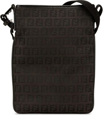 Fendi Hobo Bags - Zucchino Canvas Crossbody - Gr. unisize - in Schwarz - f&uuml;r Damen
